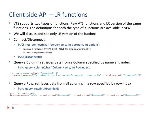 How to use VTS with loadrunner | PPT | Operating Systems | Computer Software and Applications