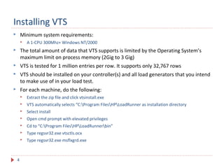 How to use VTS with loadrunner | PPT