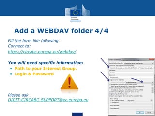 How To Use WebDav in CIRCBAC.ppt