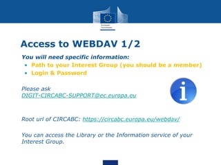 How To Use WebDav in CIRCBAC.ppt