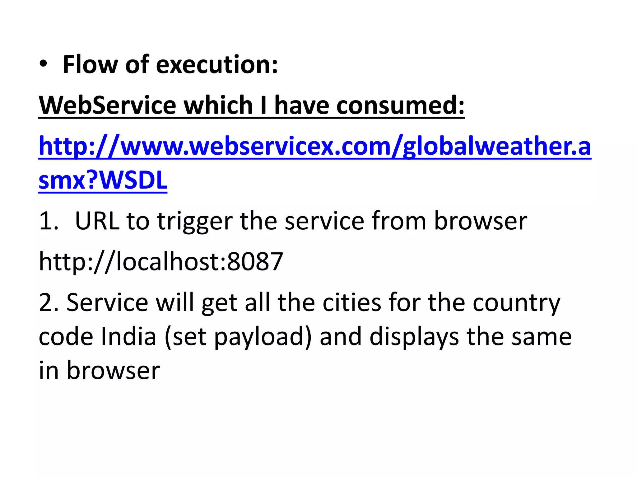 How to use web service consumer | PPTX