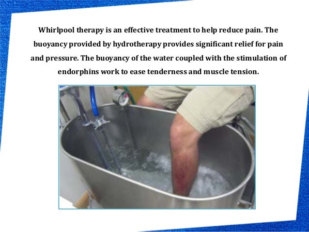How To Use Whirlpool Therapy To Treat Sports Injuries