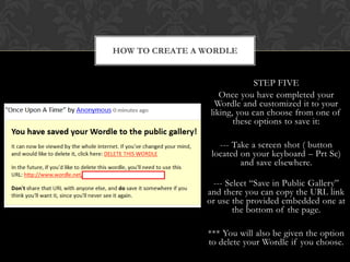 How to Use Wordle | PPT