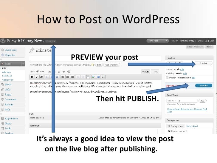 How To Use Word Press