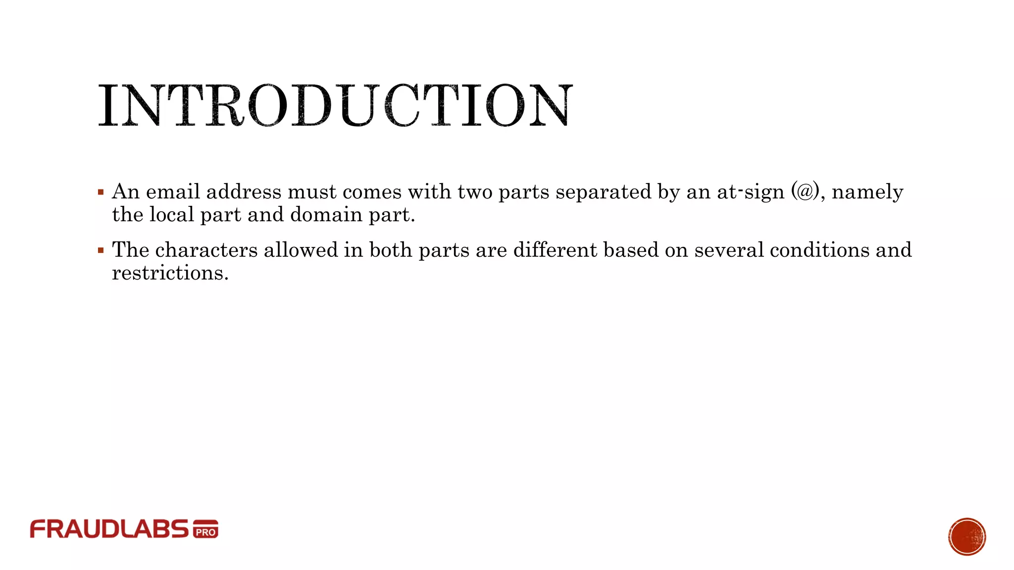 How To Validate An Email Address Syntax Ppt