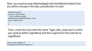 How to Validate Form With Flutter BLoC.pptx | Programming Languages | Computing