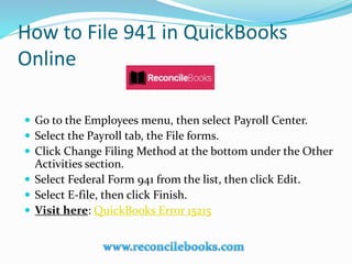 How to View Old 941 in QuickBooks Desktop.pptx