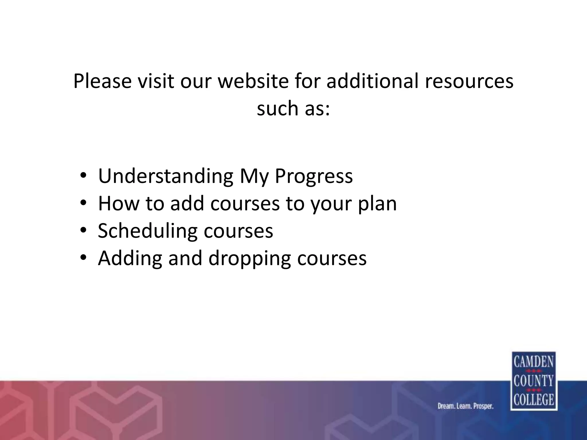 How to view the recommended course sequence for your academic program | PPT