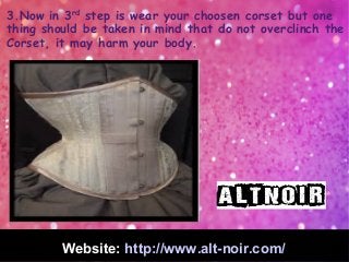 How to waist training with corsets