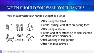 How to wash your hands | PPTX