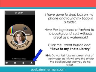How to watermark your Instagram photos | PPT