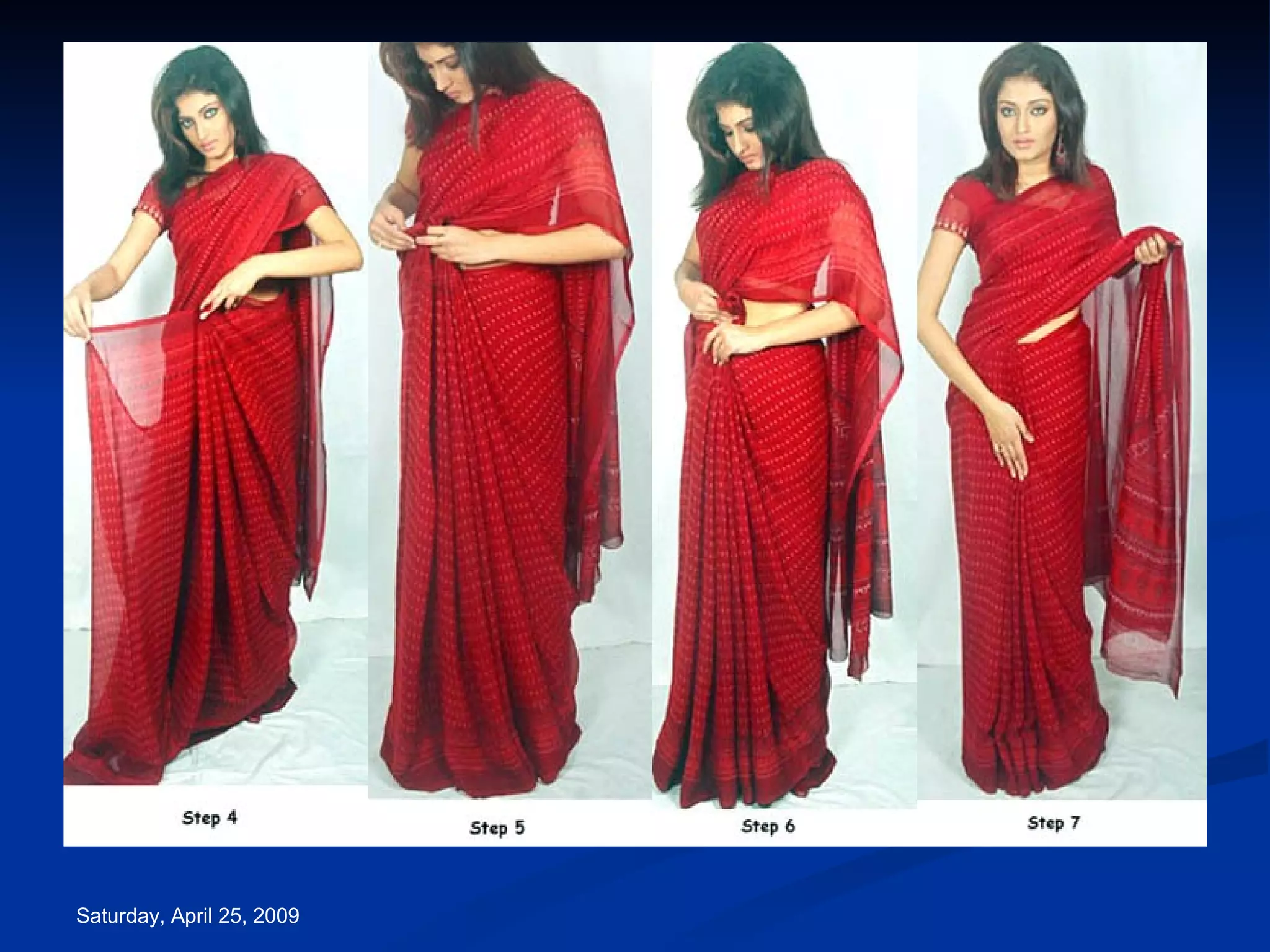 How To Wear Saree | PPT