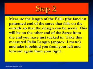 How To Wear Saree | PPS