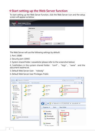 Installing and Setup Web Server | PDF