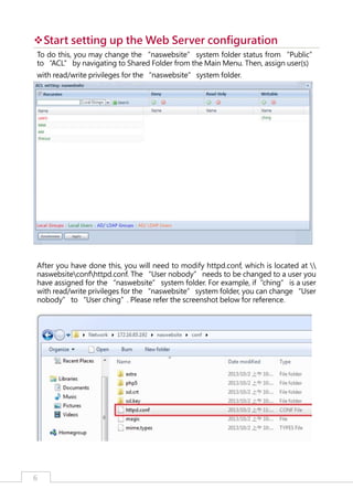 Installing and Setup Web Server | PDF