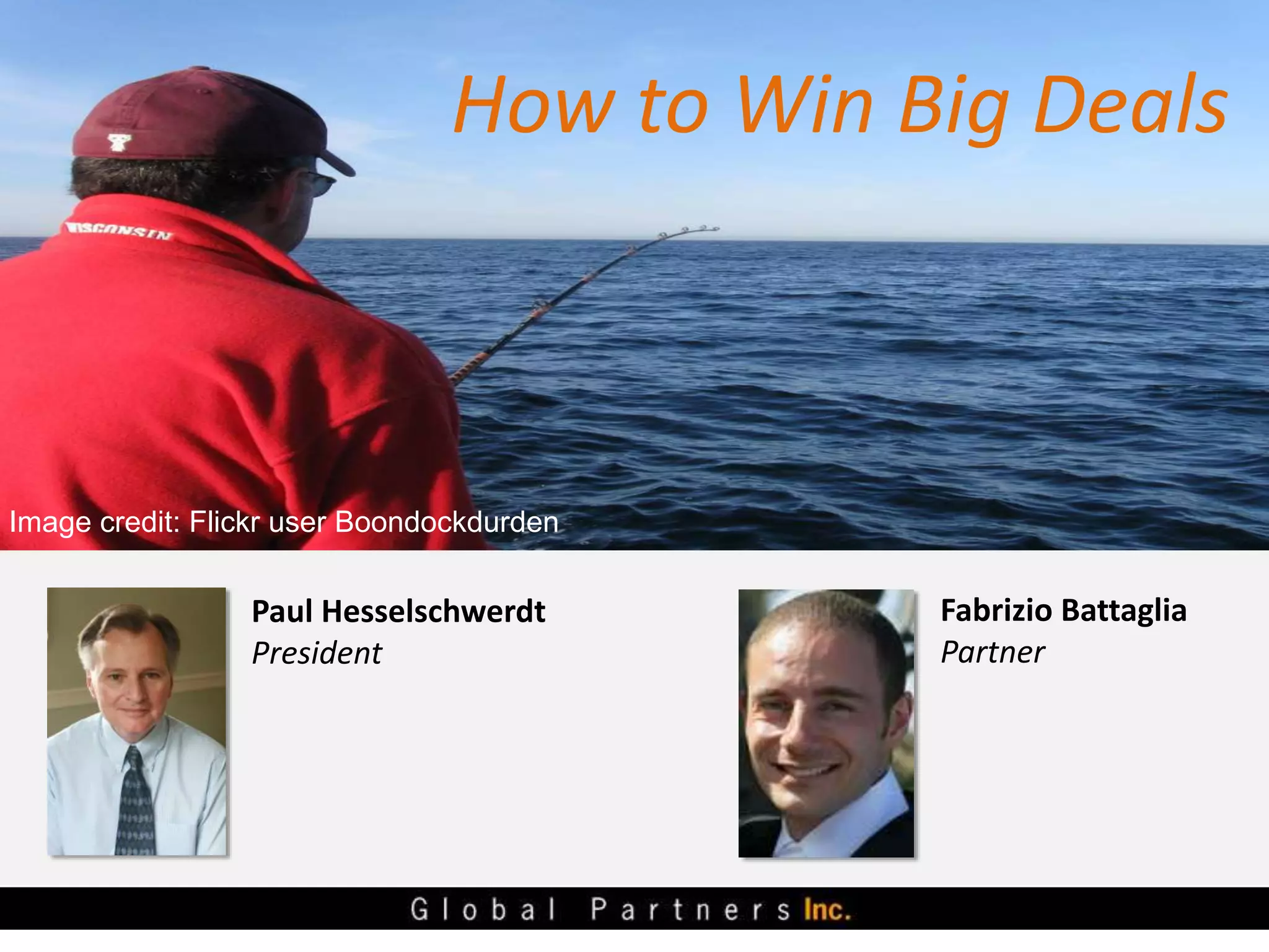 How to win big deals | PPTX