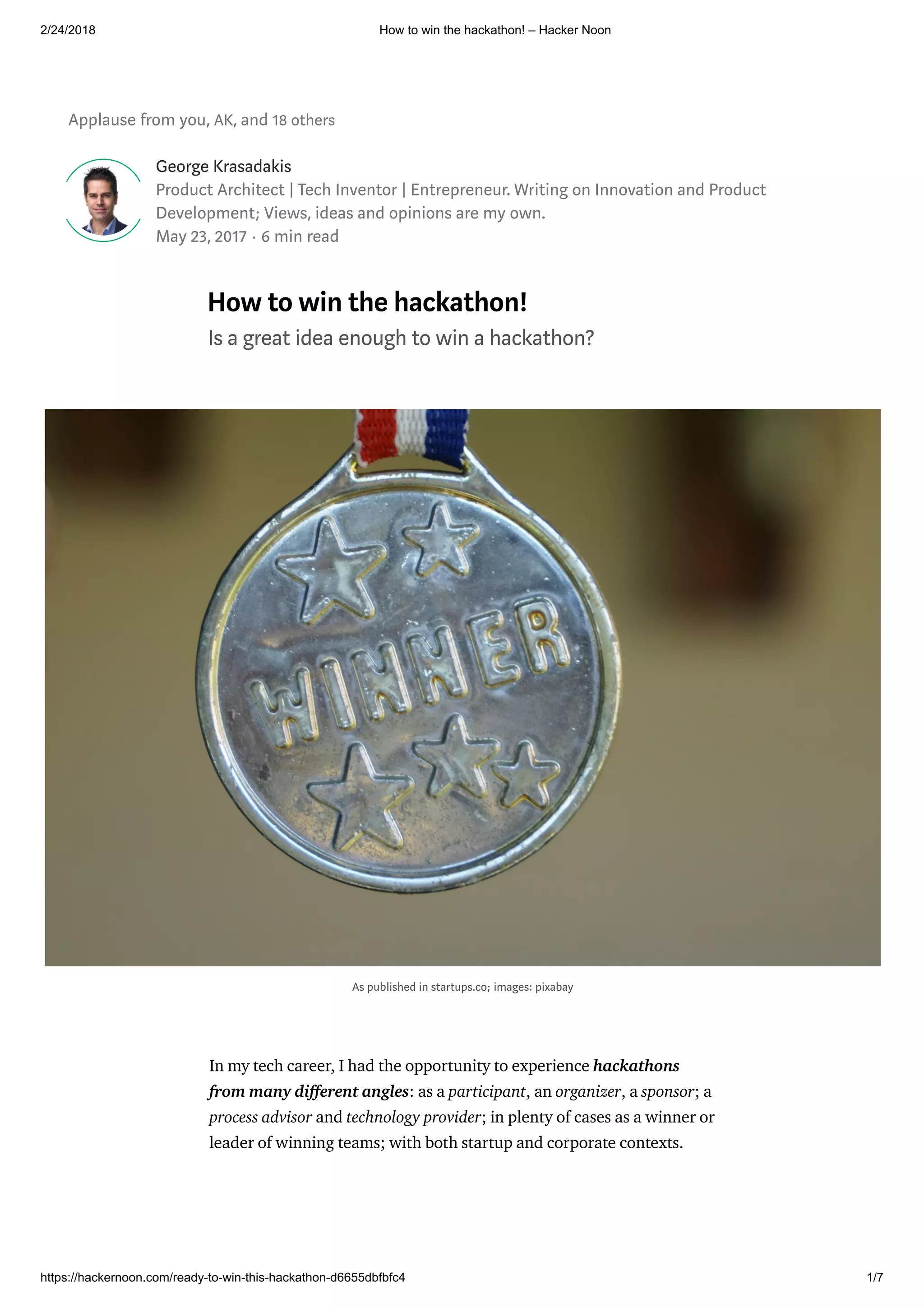 How to win the hackathon! | PDF