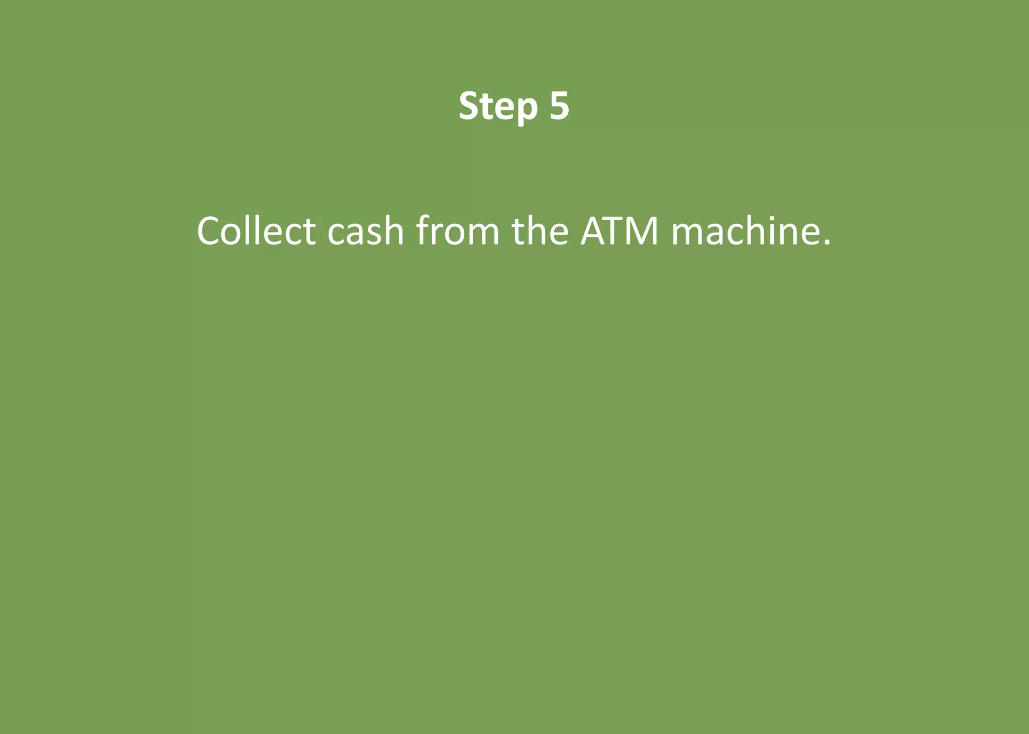 How to withdraw money from ATM? | PDF