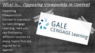 How to work... opposing viewpoints in context | PPTX