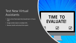 How to Work with a Virtual Assistant | PPT