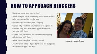 How to work with bloggers by Brenna Holeman | PPT | Free Download