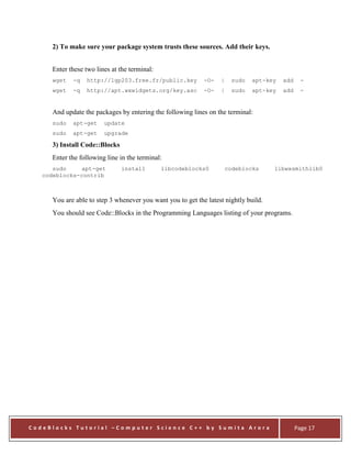 How to work with code blocks | PDF