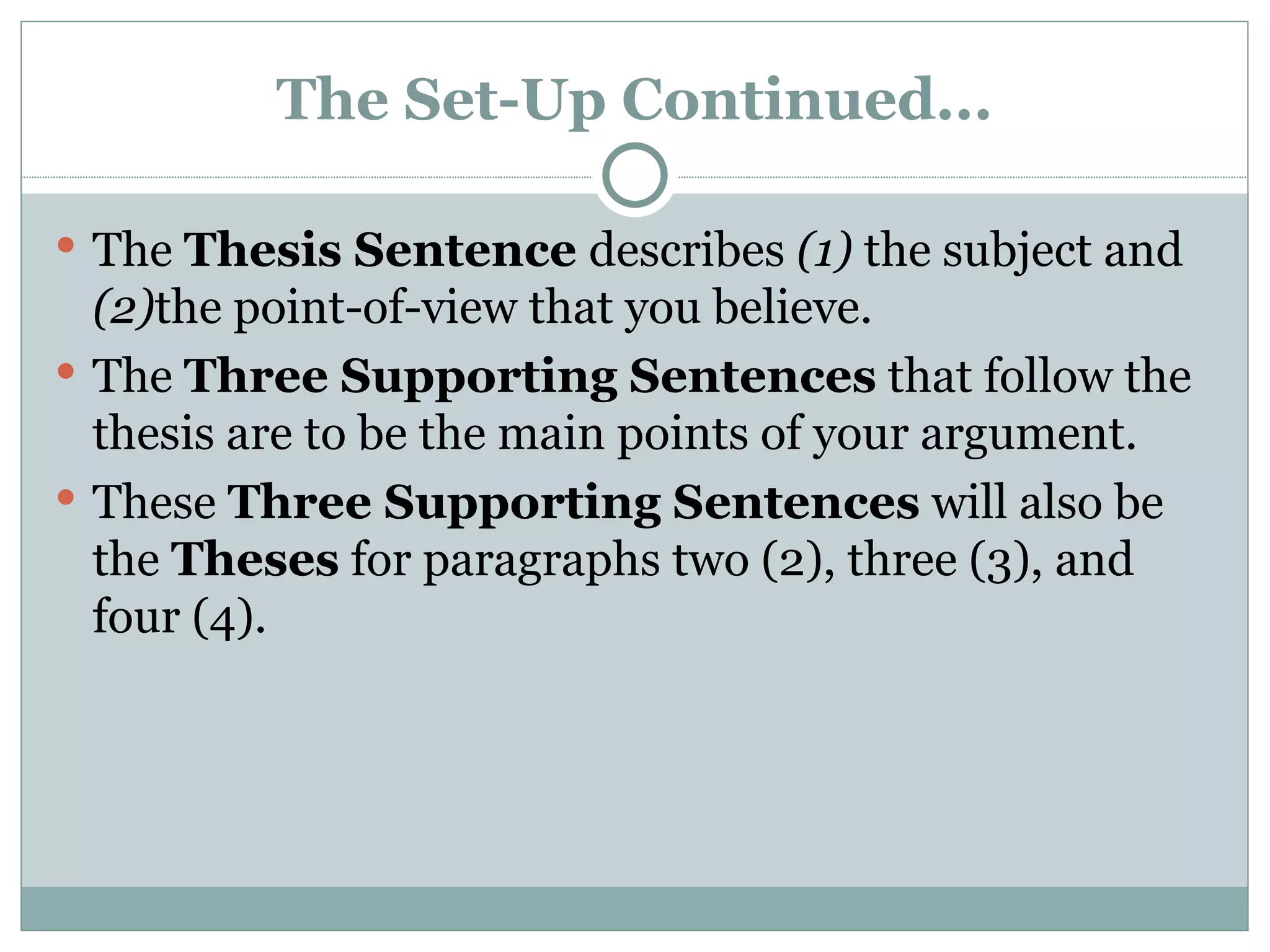 How to write a 5 paragraph essay | PPT