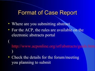 How to write a abstract | PPT