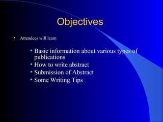 How to write a abstract | PPT