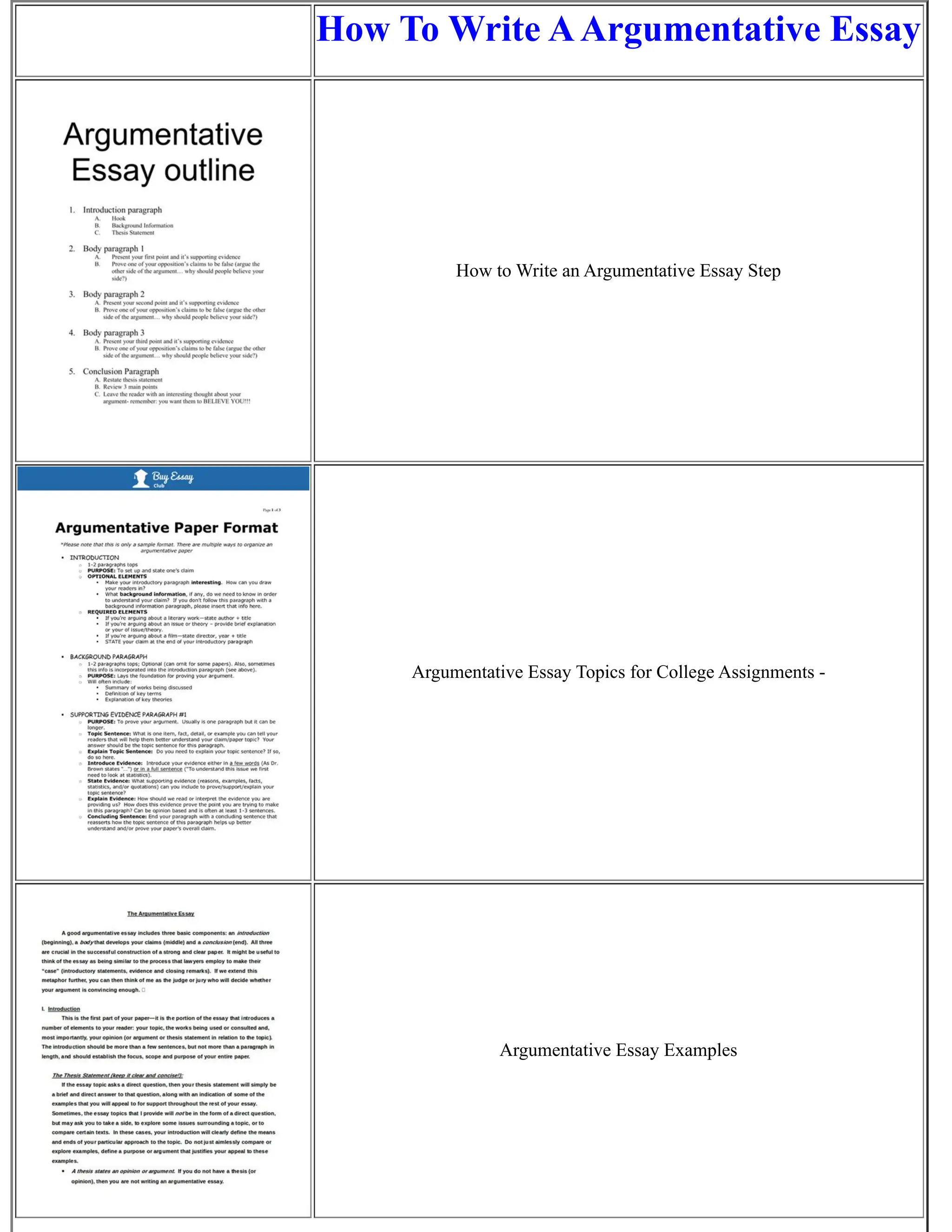How To Write A Argumentative Essay Pdfhow To Write A Argumentative