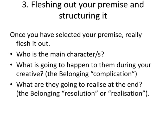 How to write a belonging creative writing | PPTX | Homework and Study ...