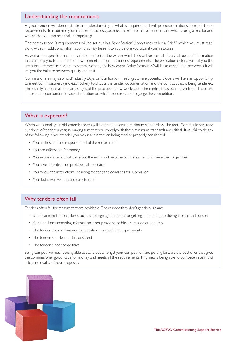 How to write a bid response