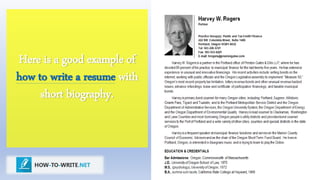 Simple Biography Examples