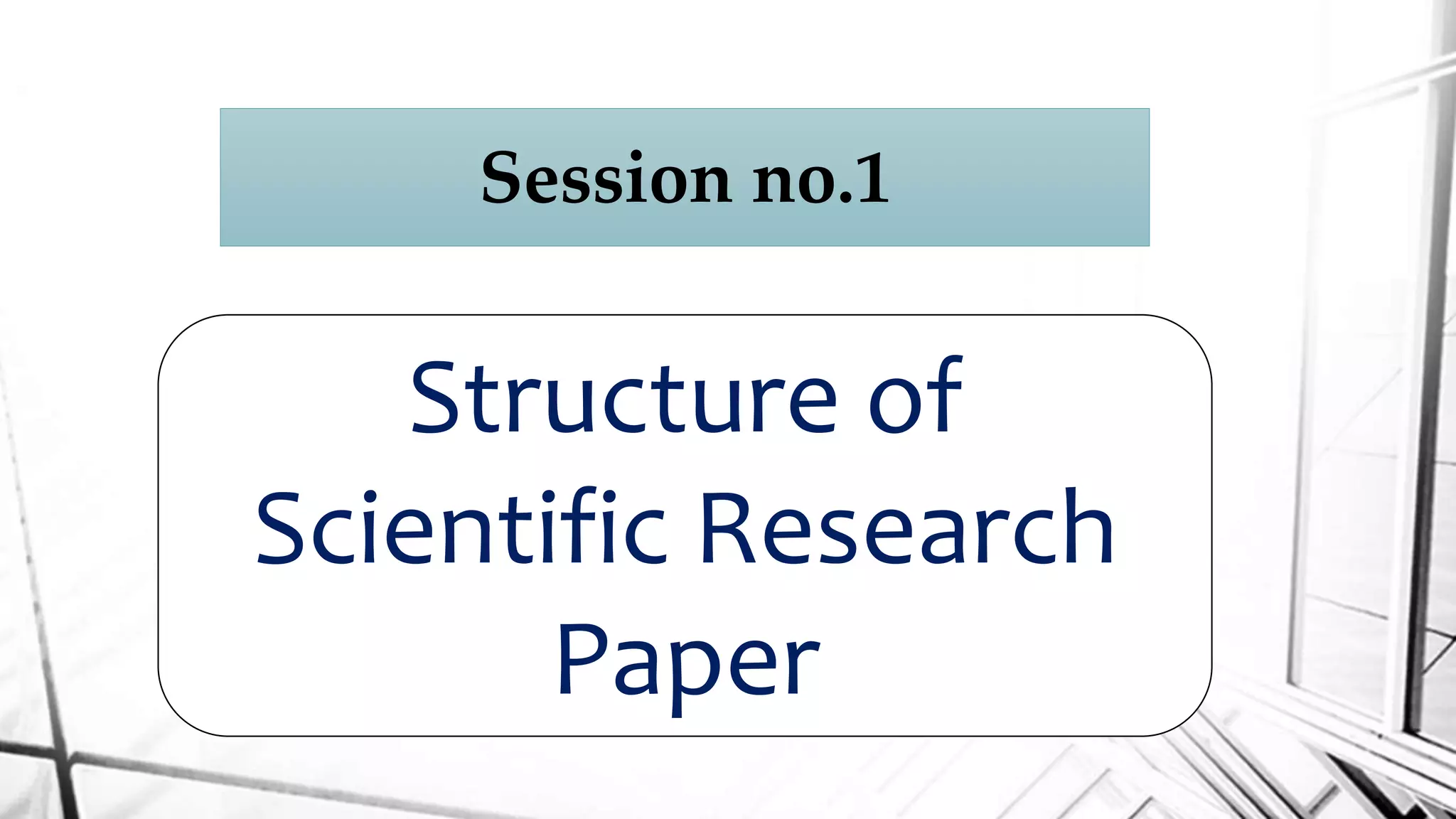 How to write a biomedical research paper | PPTX