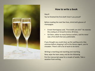 How to write a book | PPT