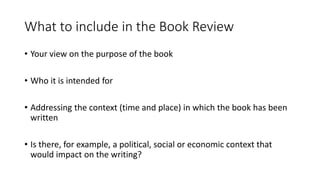 How to Write a Book Proper Review important.pptx