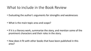 How to Write a Book Proper Review important.pptx