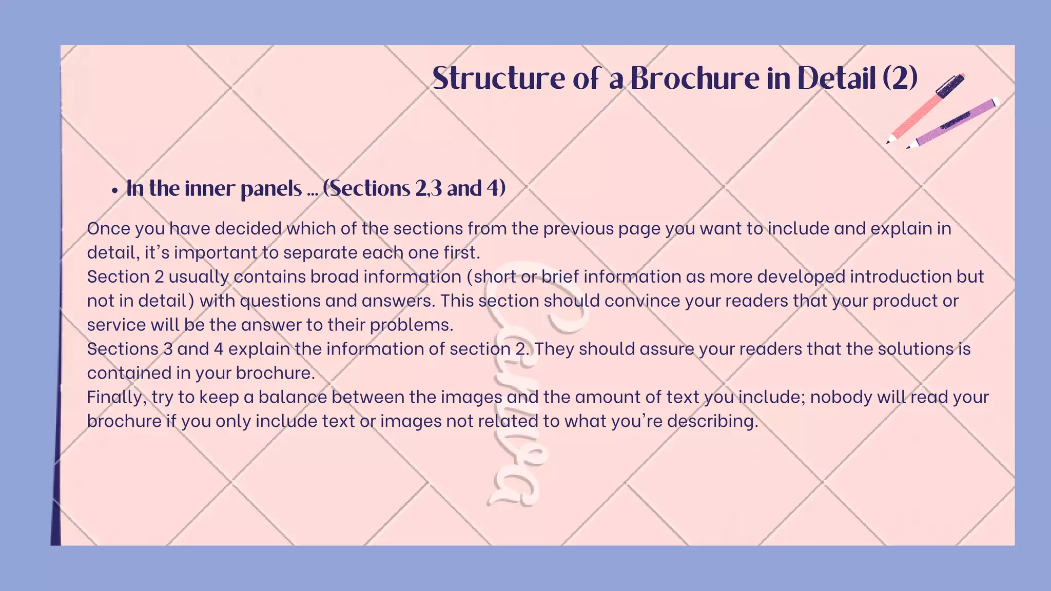 How to write a brochure (canvas slideshare) | PDF