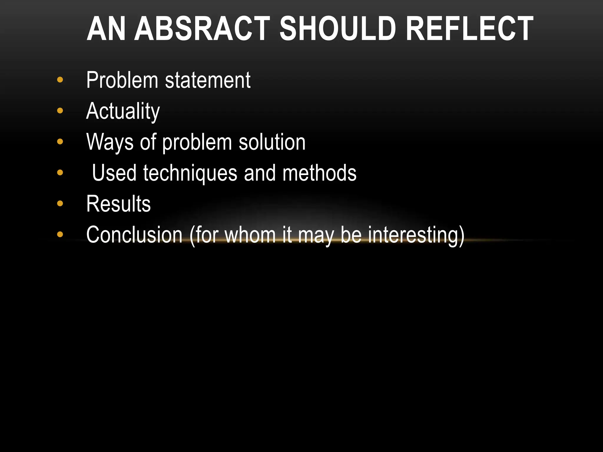 How to write Abstract AyHow to write Abstract AyHow to write Abstract ...