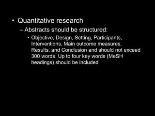 How to write Abstract AyHow to write Abstract AyHow to write Abstract ...