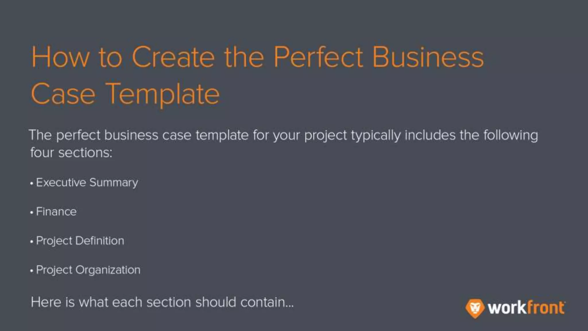 How to Write a Business Case: 4 Steps to a Perfect Business Case ...