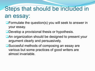 How to write academic writings | PPTX