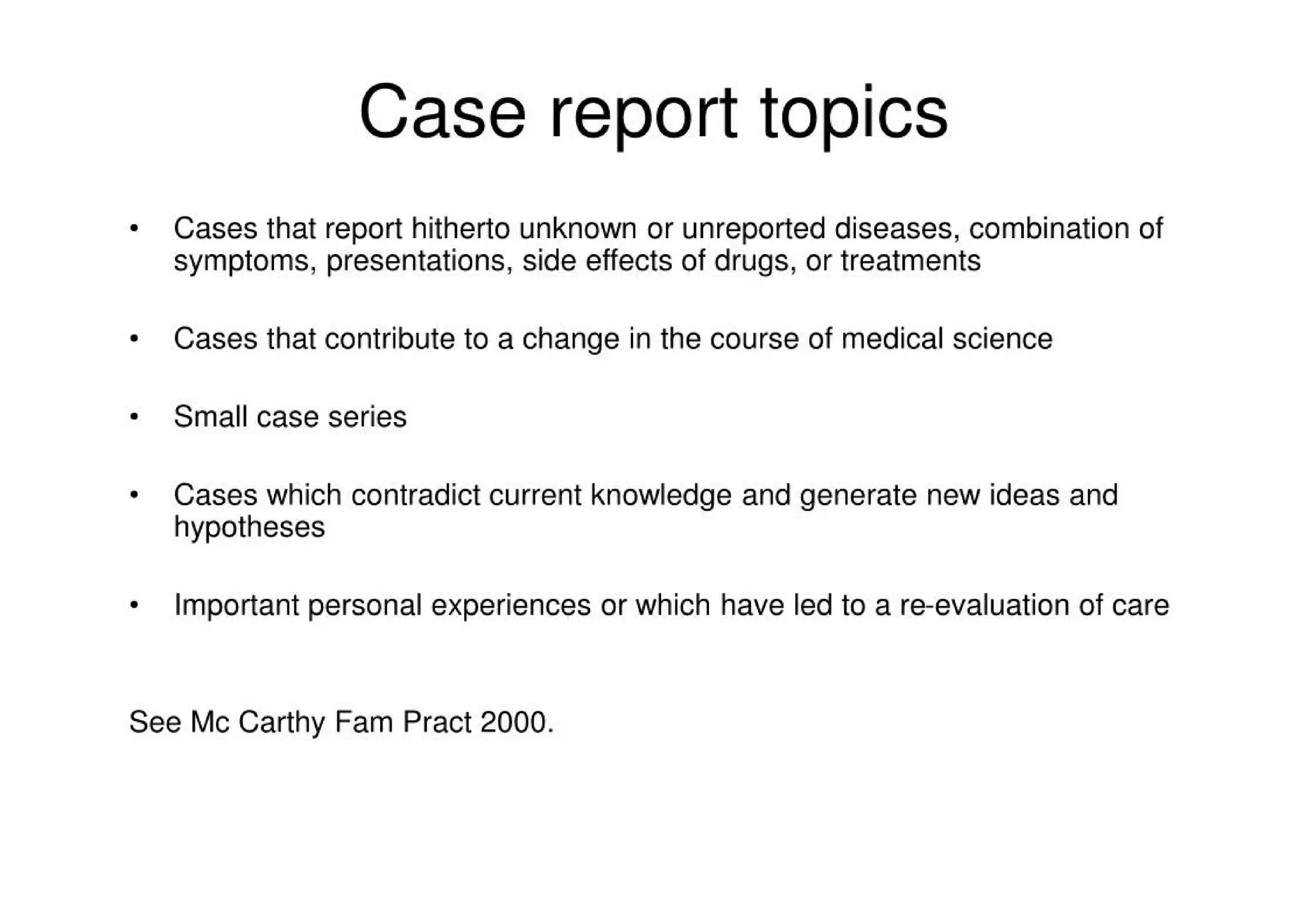 How To Write A Case Report | PDF
