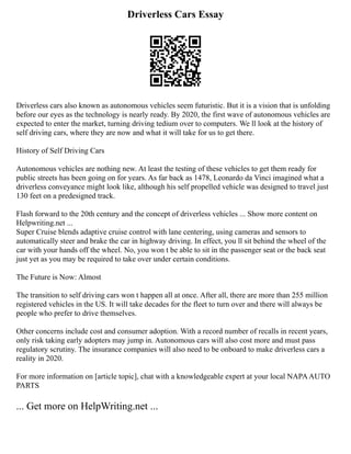 How To Write A Cause And Effect Essay With Pictures | PDF