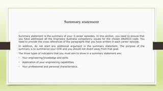 How to write a cdr | PPT