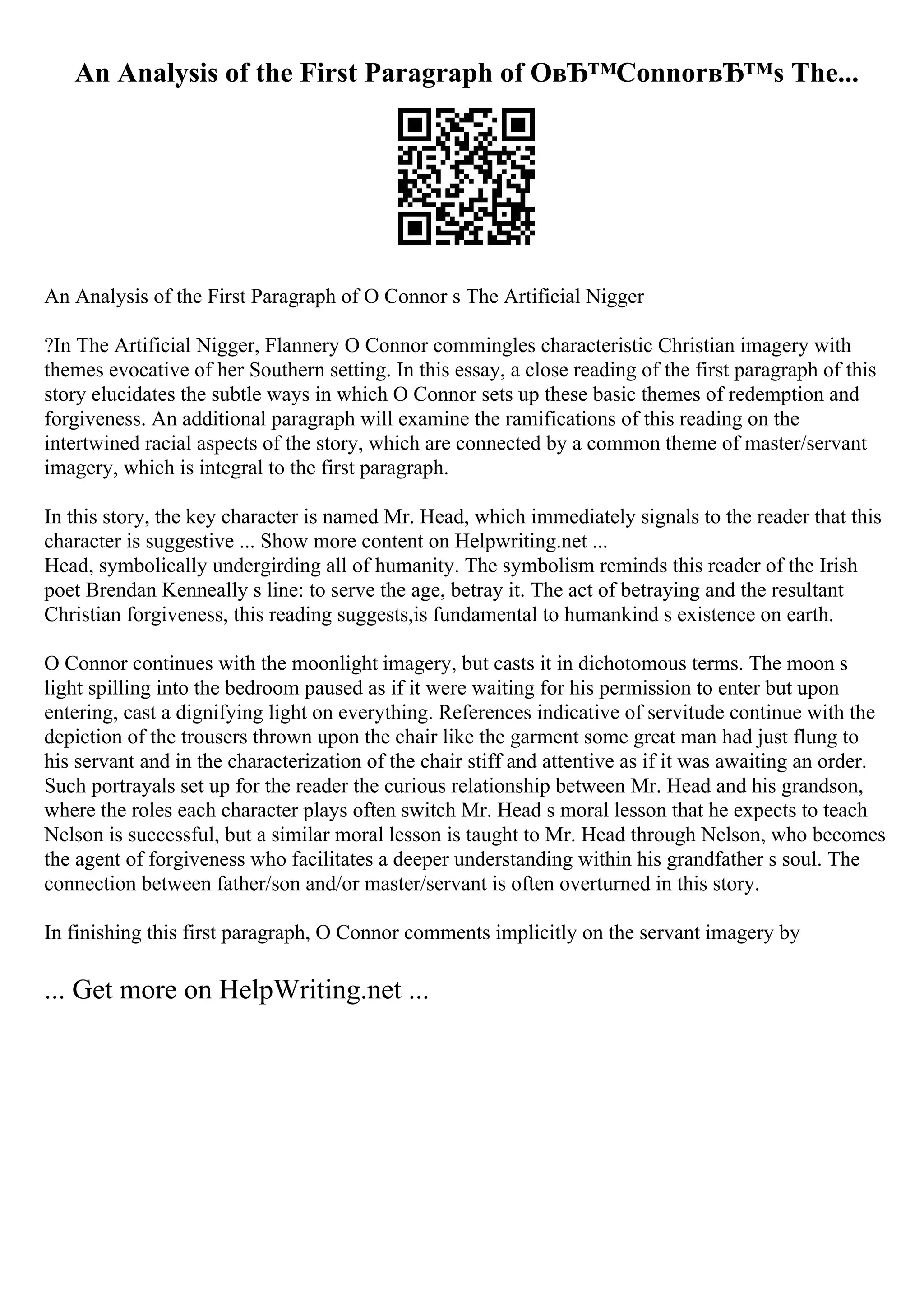 How To Write A Character Comparison Essay | PDF