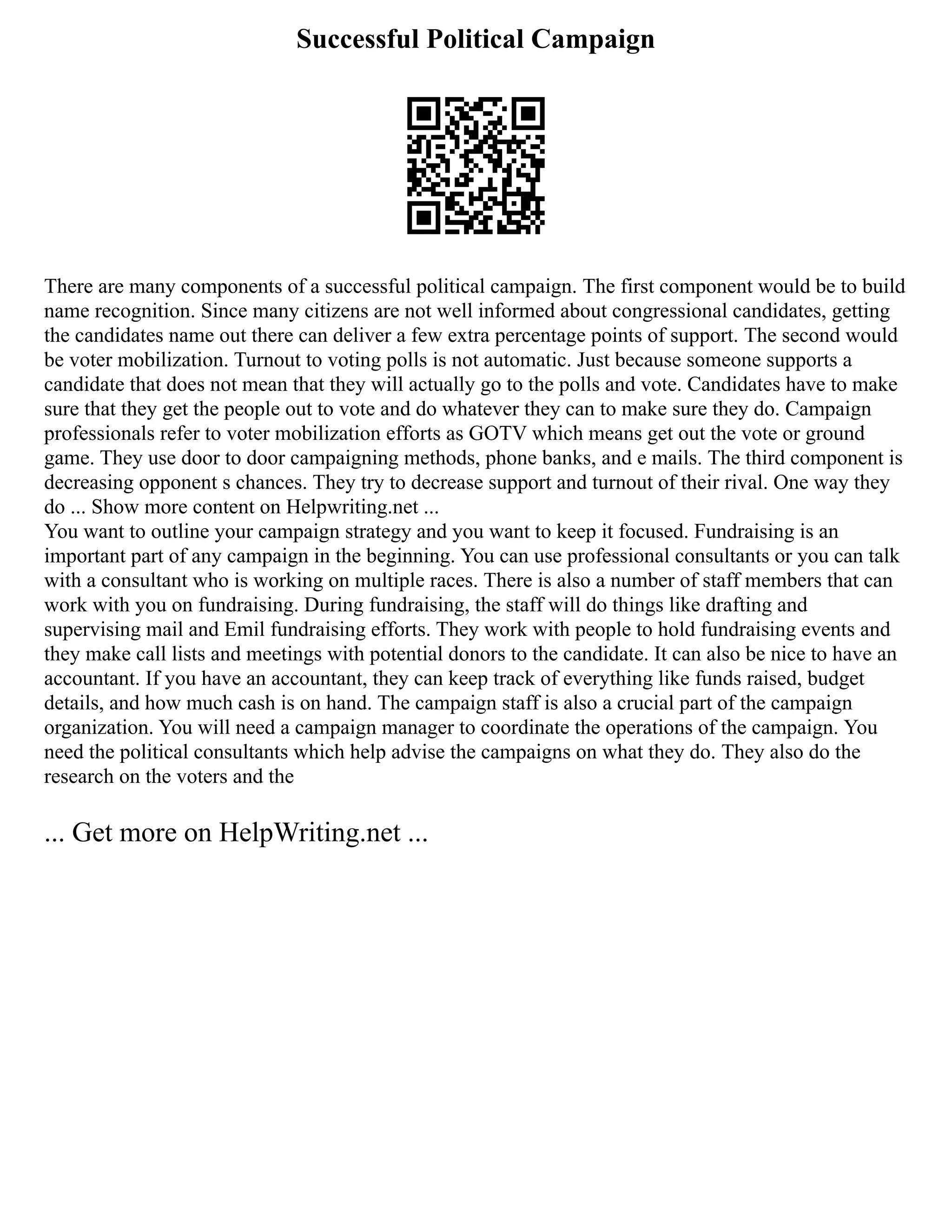 How To Write A Closing Paragraph Examples | PDF