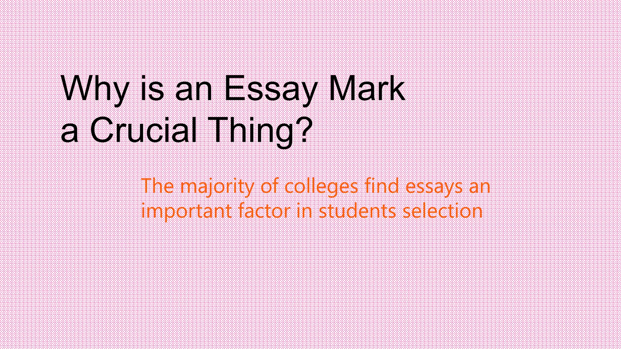 How to write a college application essay | PPTX