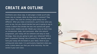 How to write a college essay | PPT