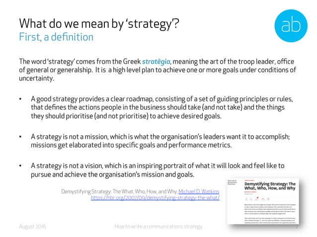 How to write a communications strategy | PDF | Human Resources | Business